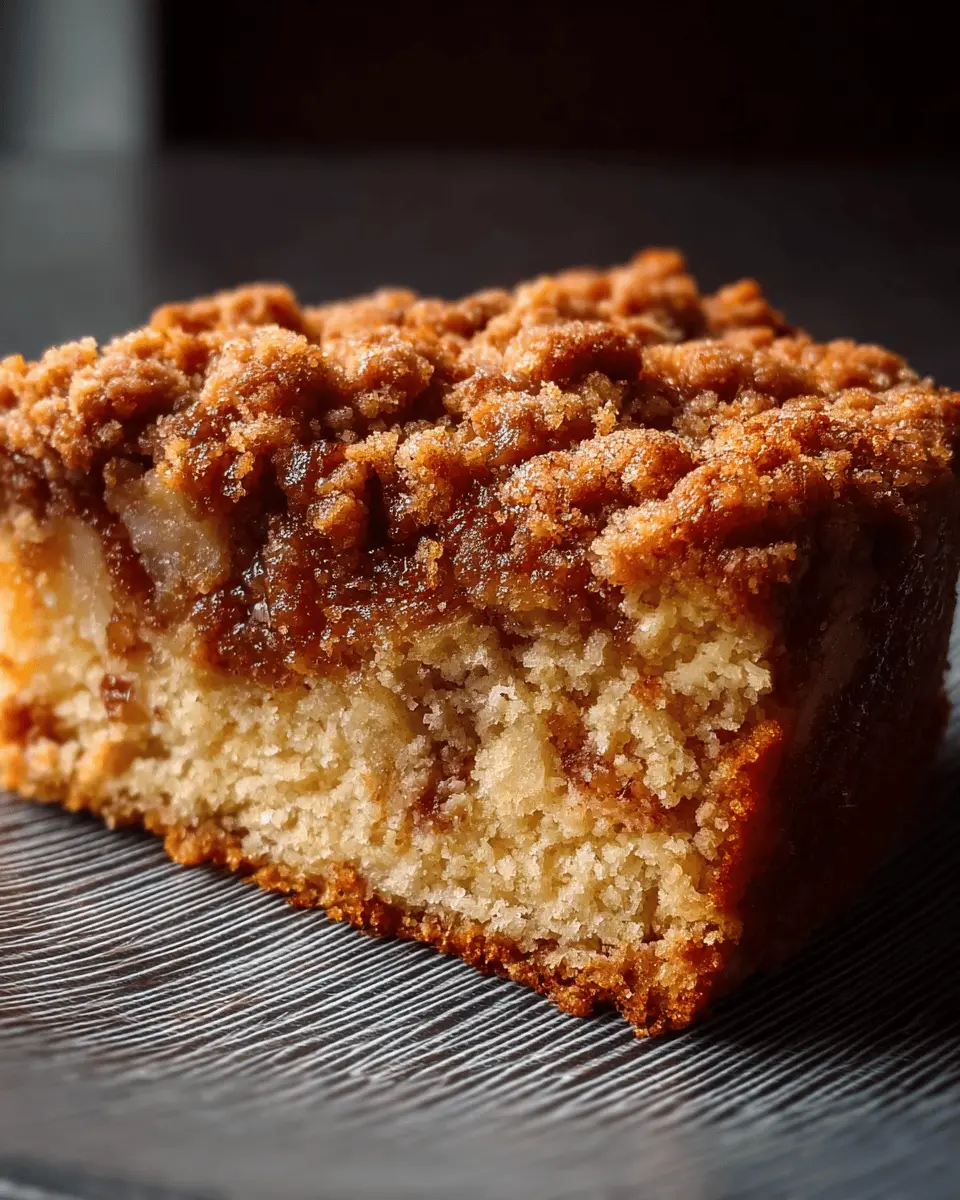 apple crumble coffee cake